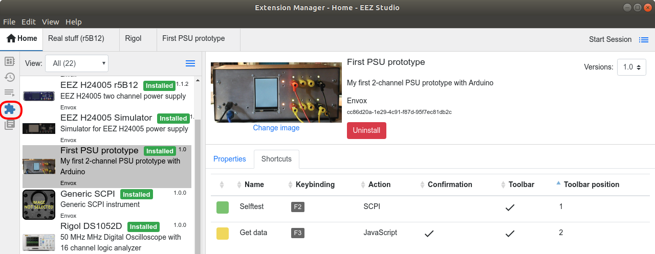 EEZ project – Check and build IEXT – EEZ